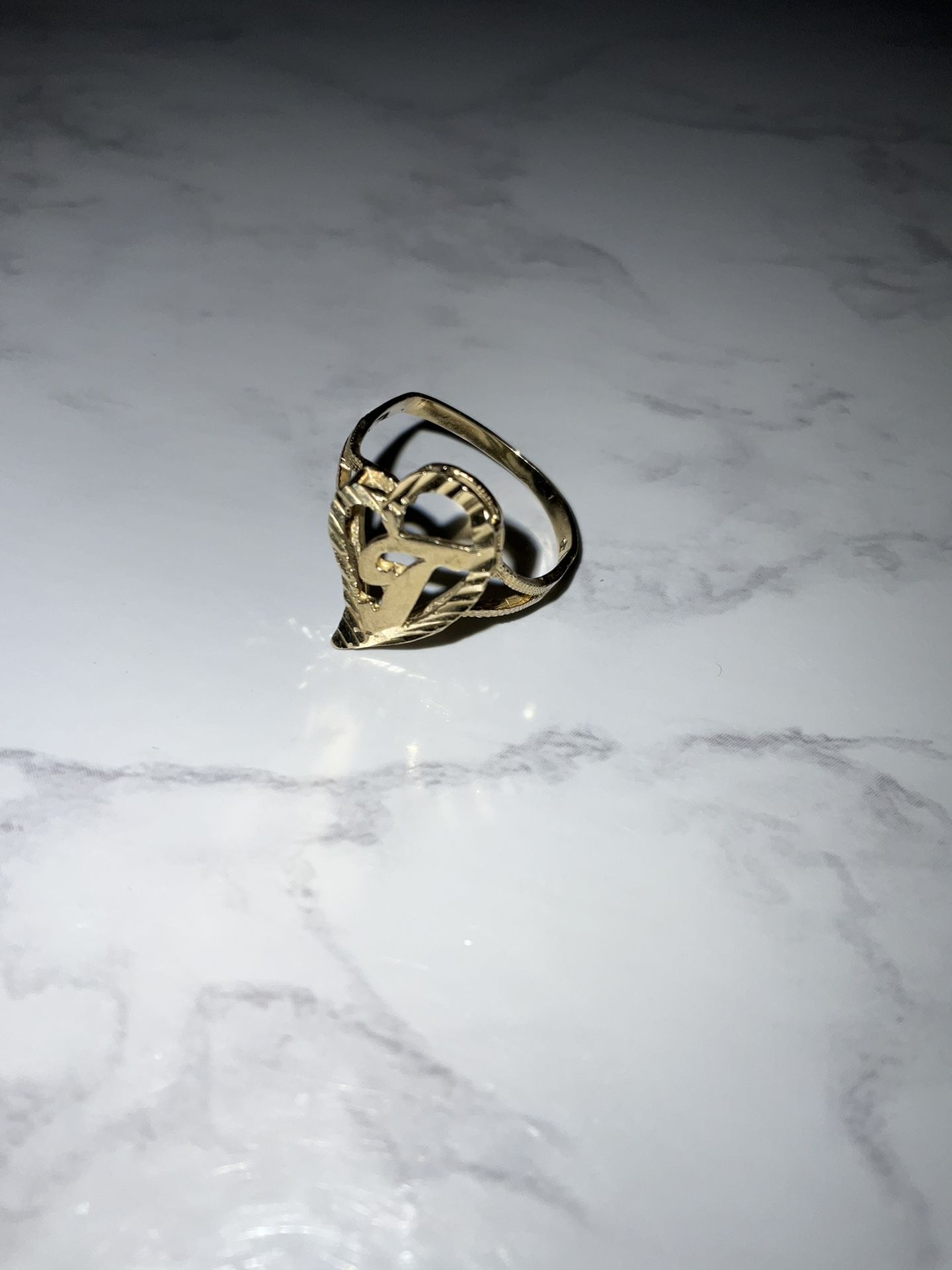 Cursive J Ring 10k Gold for Sale in Cameron, NC - OfferUp