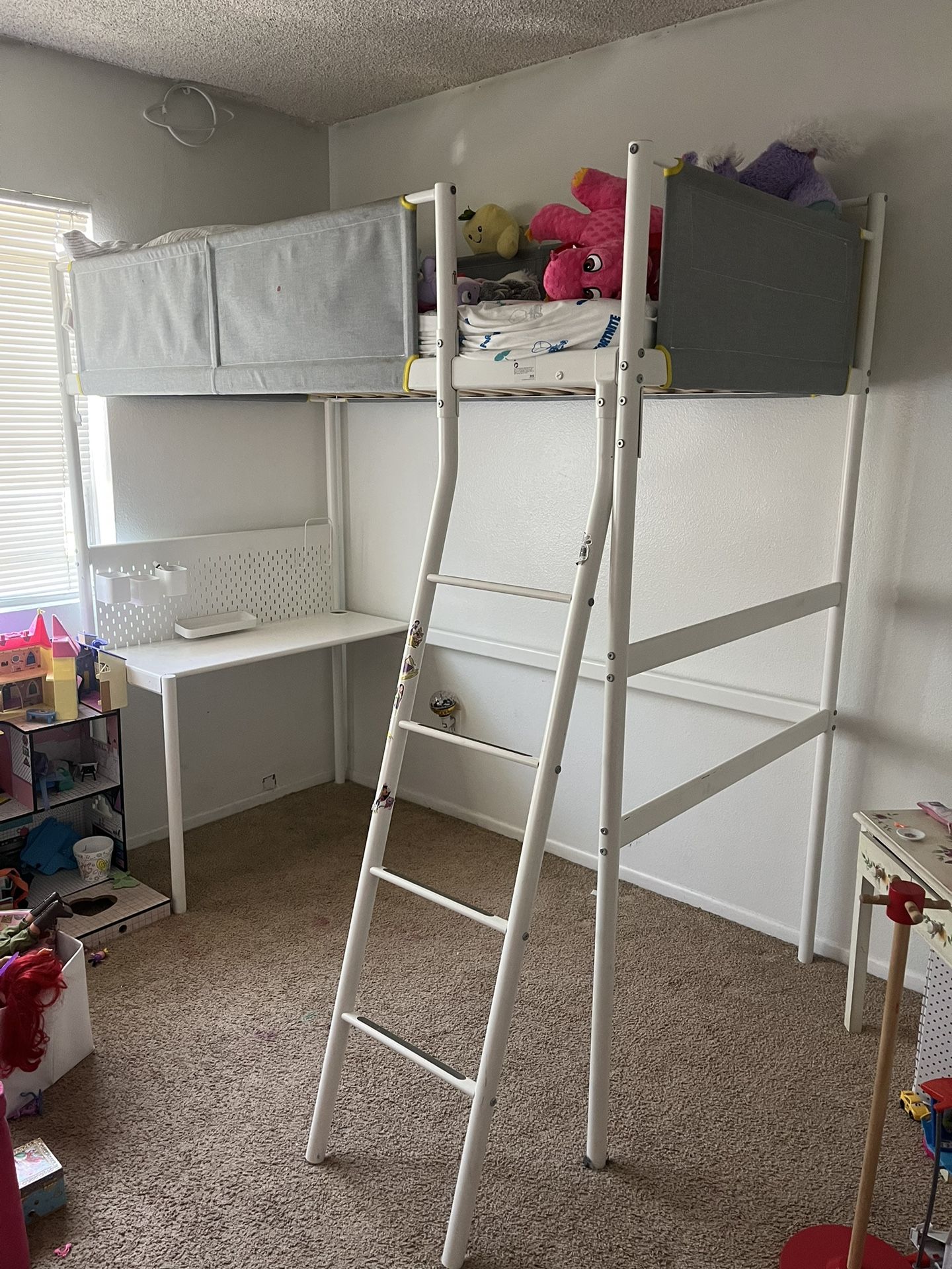 IKEA VITVAL Loft Bed With Desk for Sale in San Diego CA OfferUp