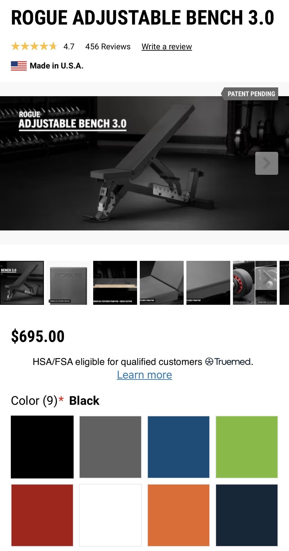 Rogue Adjustable Bench Stainless Steel 3.0 for Sale in Menifee, CA ...