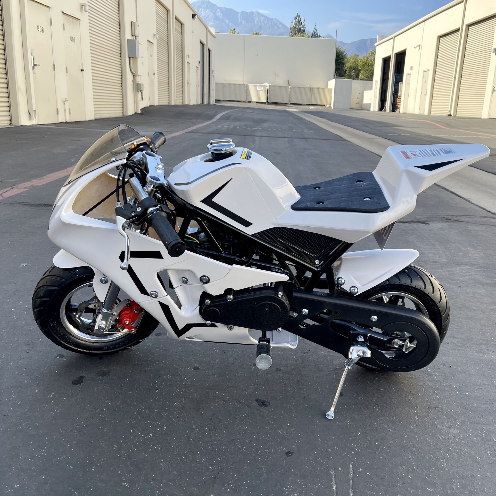 Mini Gas Pocket Bike 40cc 4 Stroke, Support Up to 165 lbs, Top Speed ...