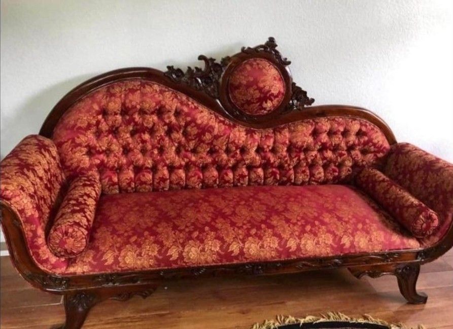 Red Vintage Couch
