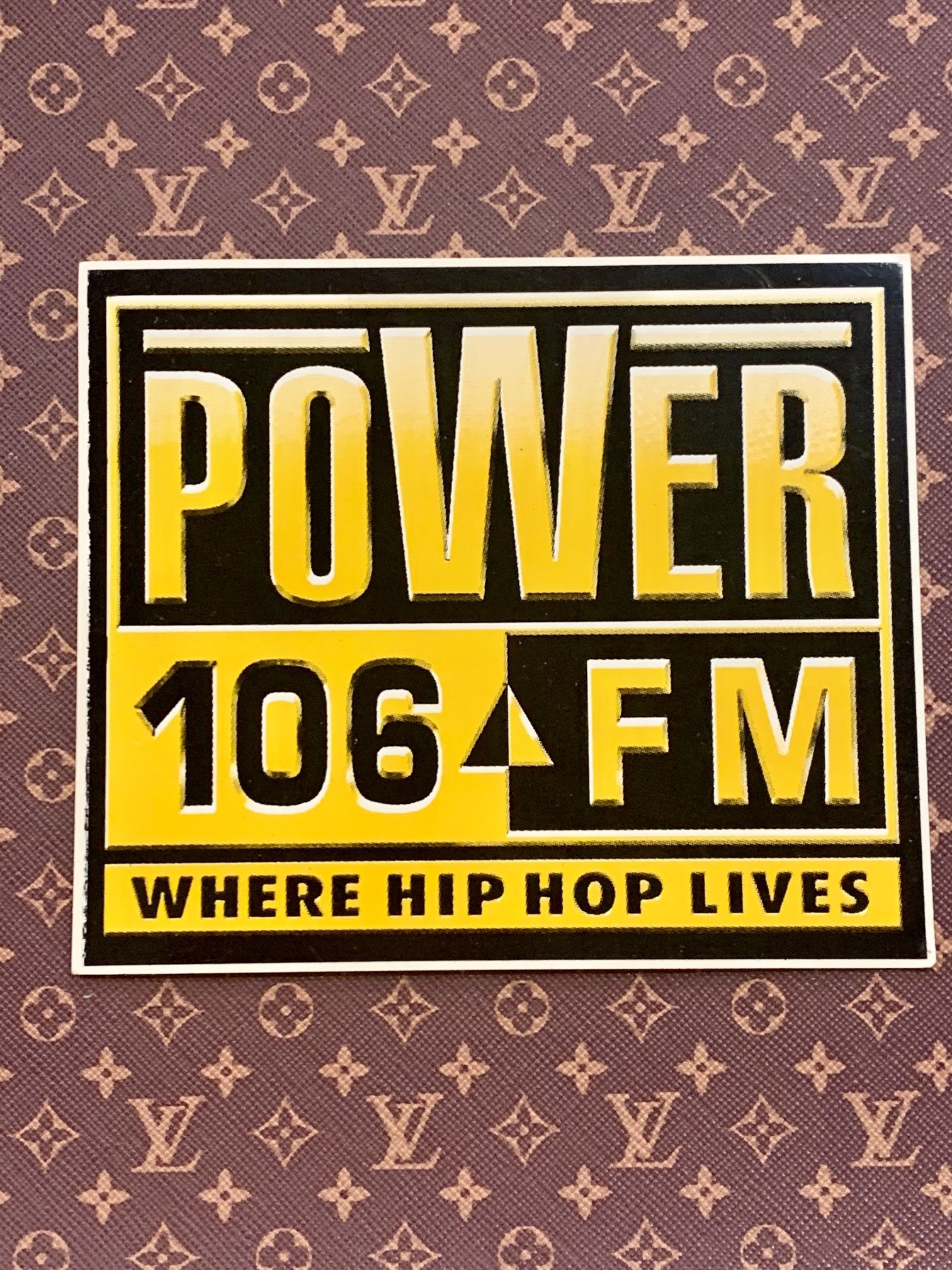 Vintage 1997 Power 106 Radio station Sticker for Sale in Los Angeles ...