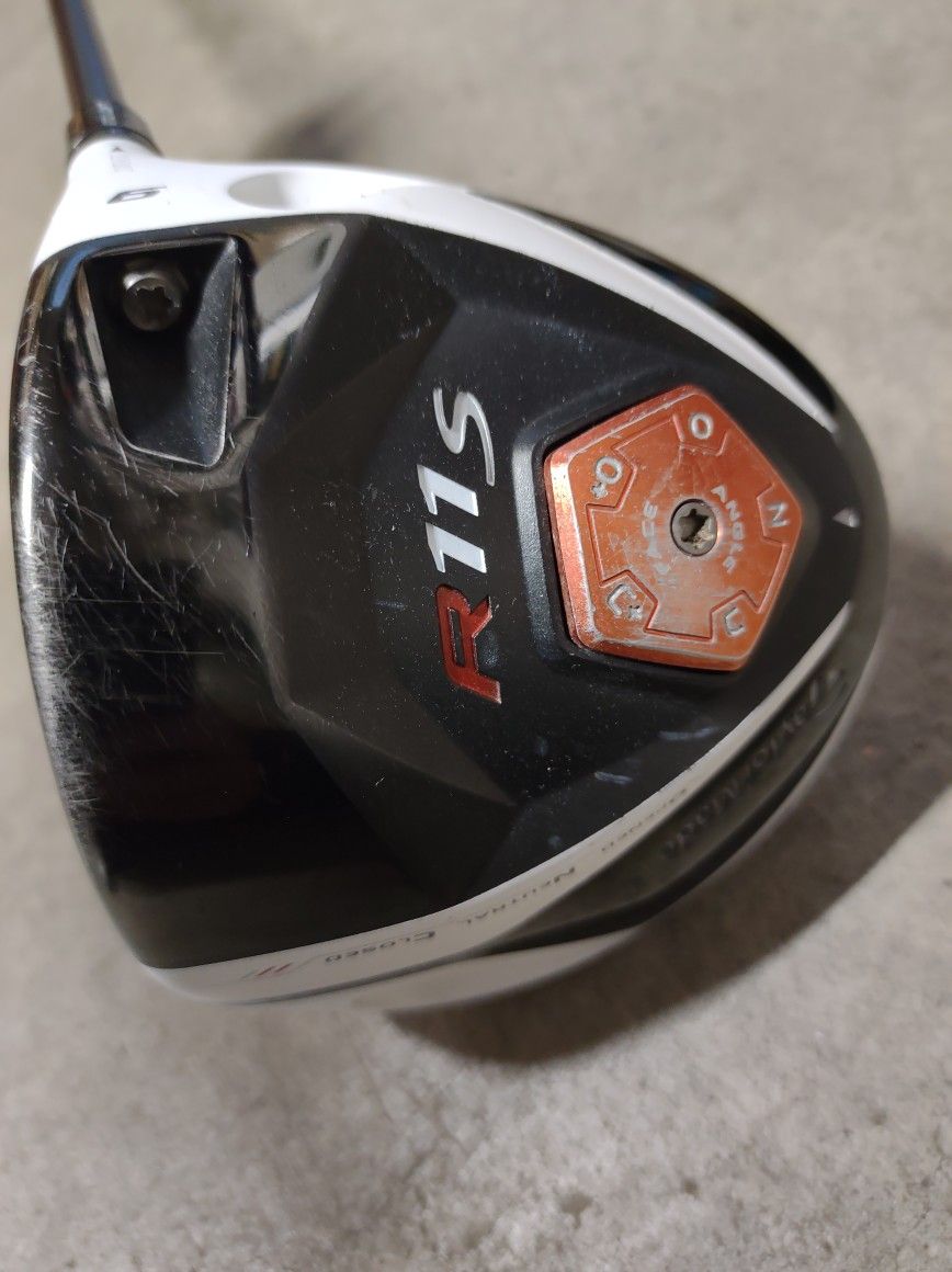 Adjustable TaylorMade R11S Driver 9* w/Phenom Stiff Shaft & Golf Pride ...