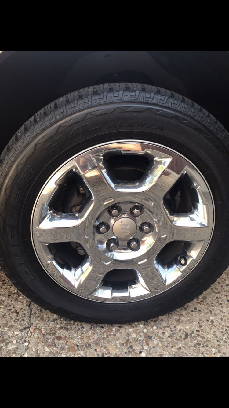 20 inch Ford King Ranch OEM wheels and Bridgestone Dueler H/L 275-55-20 ...