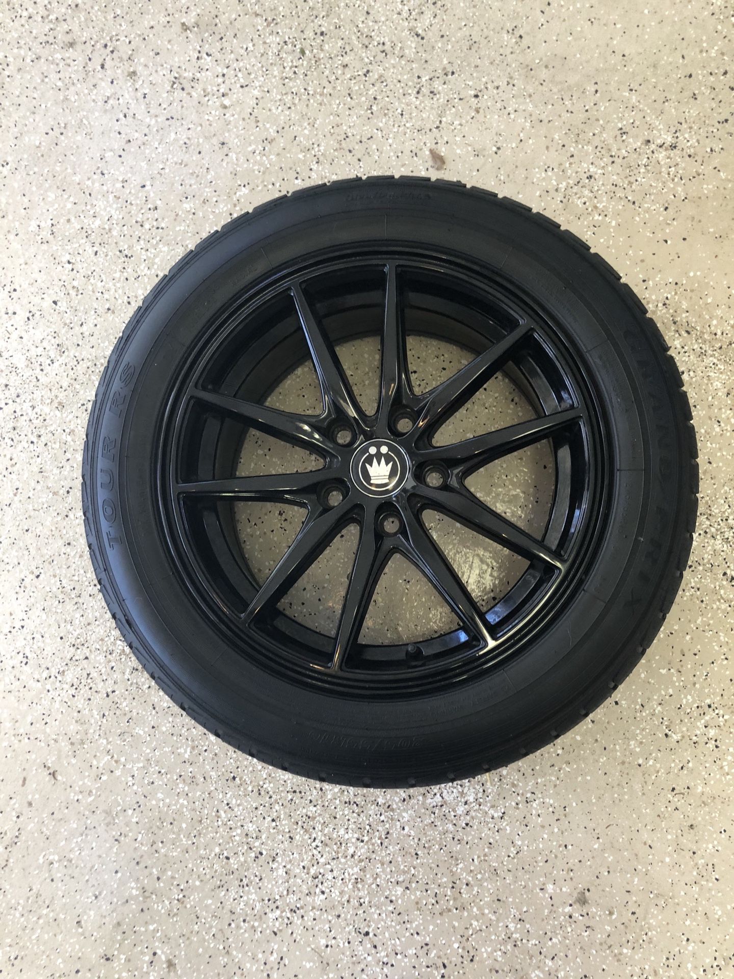 4 Konig Oversteer Gloss Black Wheels and Tires for Sale in Union, CT ...