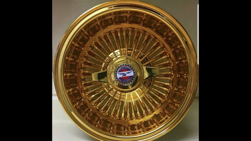 Brand New 13x7 all gold zenith wheels with premium sportway 520s. for ...