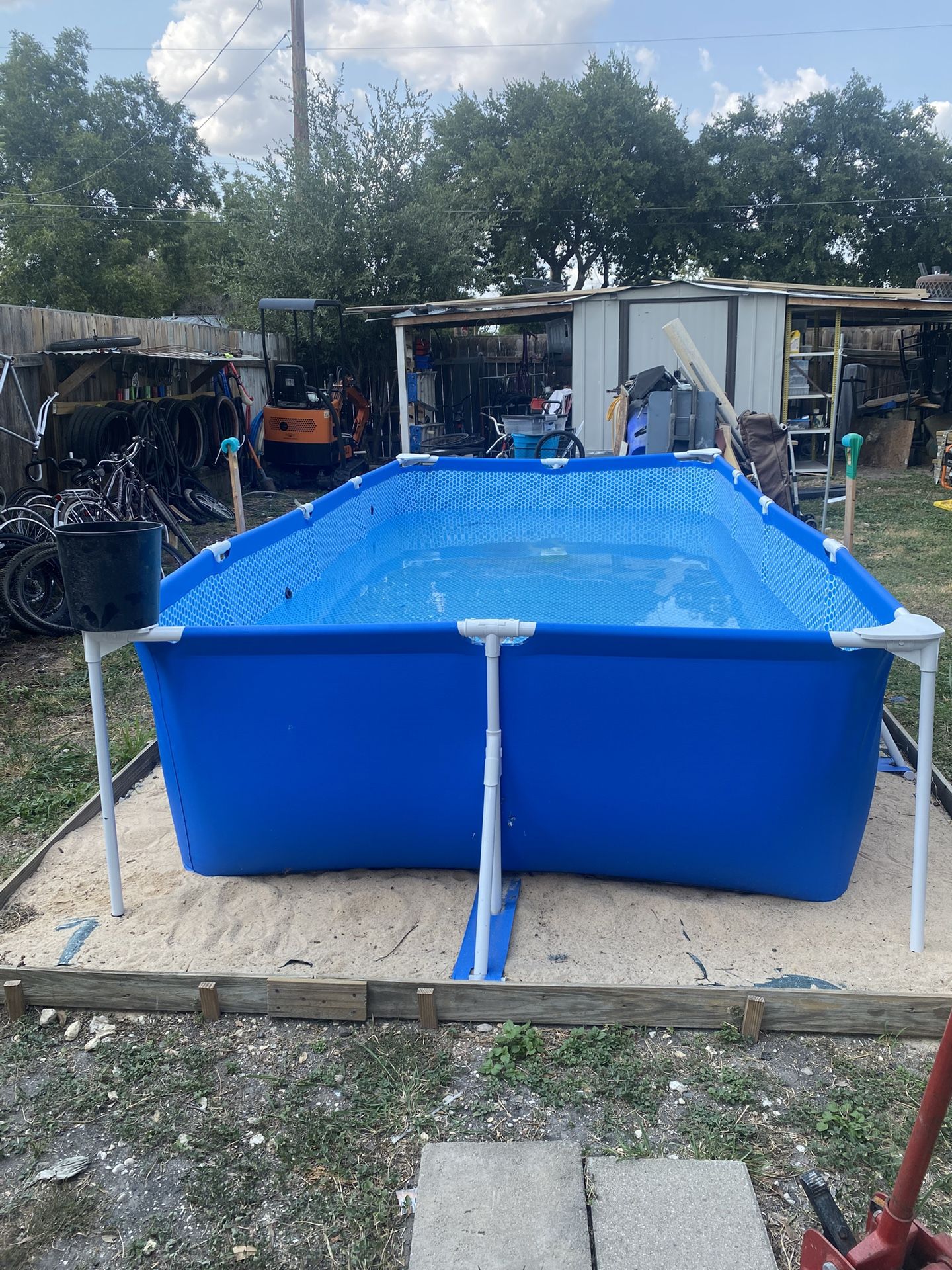 Intel Above Pool With Pump for Sale in San Antonio, TX - OfferUp