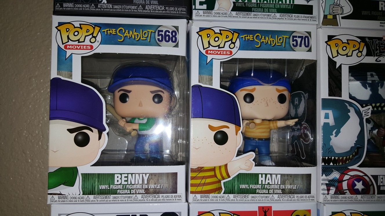 Funko Pop! The Sandlot Benjamin "Benny" Franklin Rodriguez & Hamilton ...