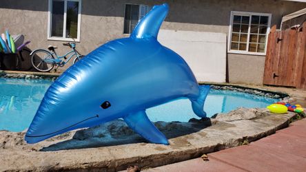 Inflatable Dolphin Pool Float
