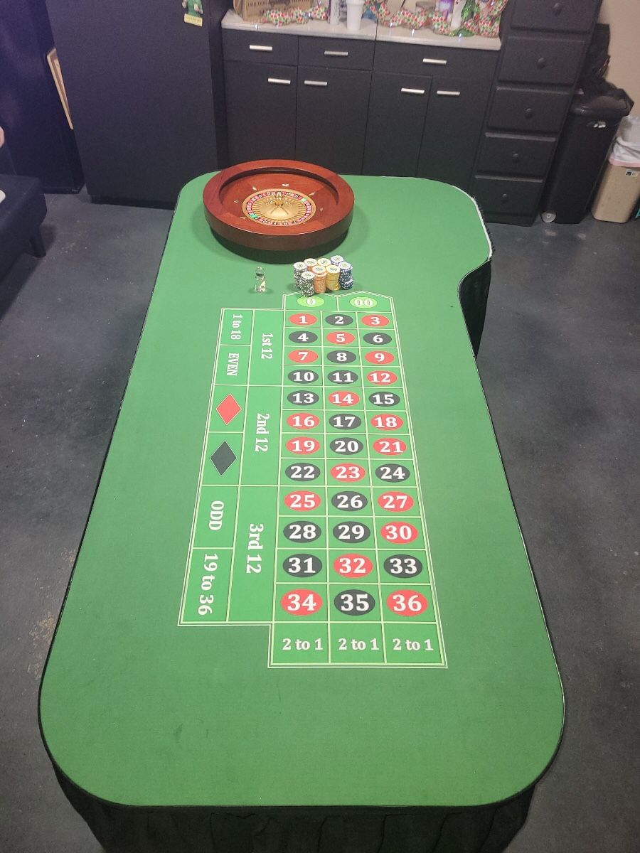 84 Inch Professional Roulette Table 30 inch High Legs for Sale in Los ...