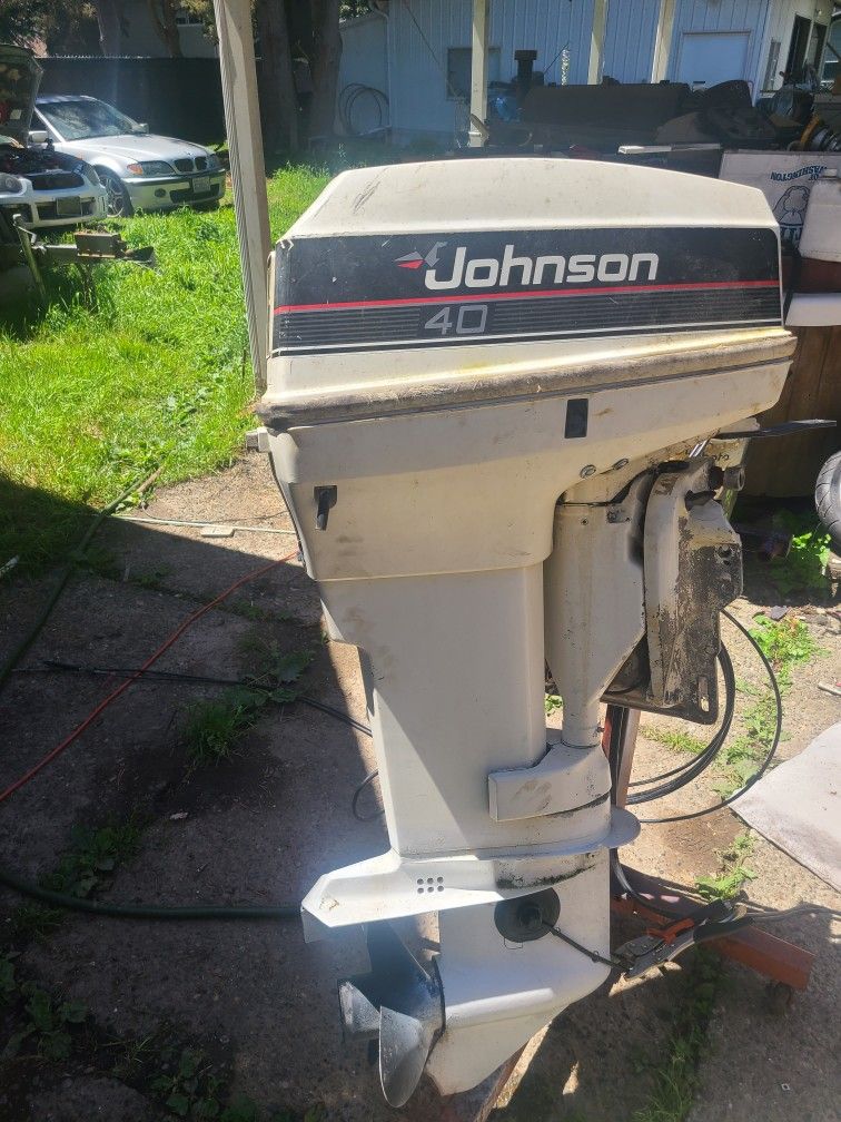 40 Hp Johnson Outboard Motor for Sale in Auburn, WA - OfferUp