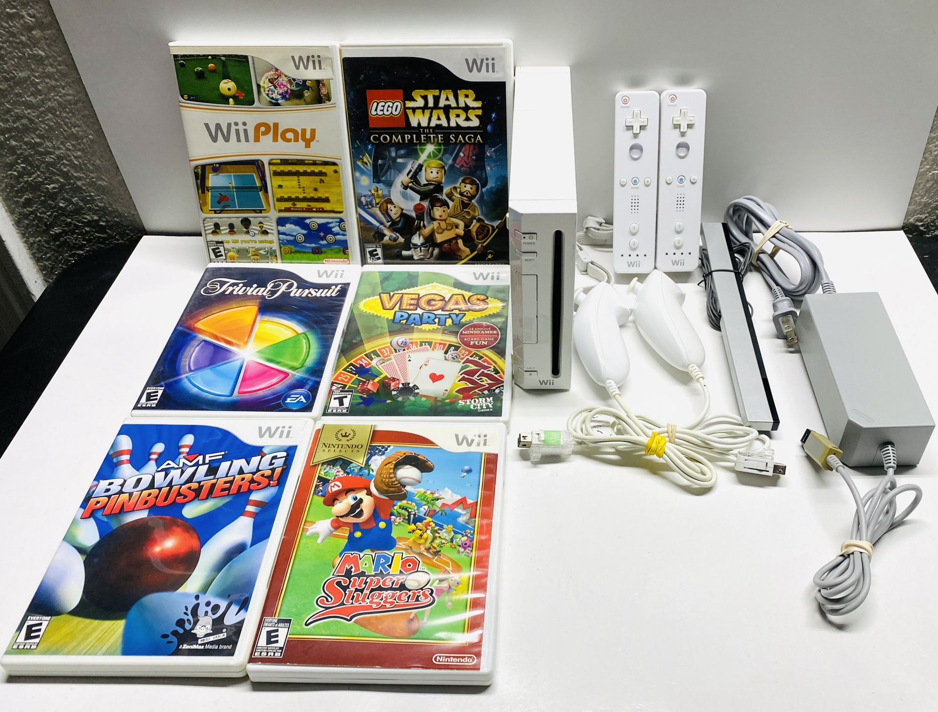 Wii Bundle With 2 Controllers