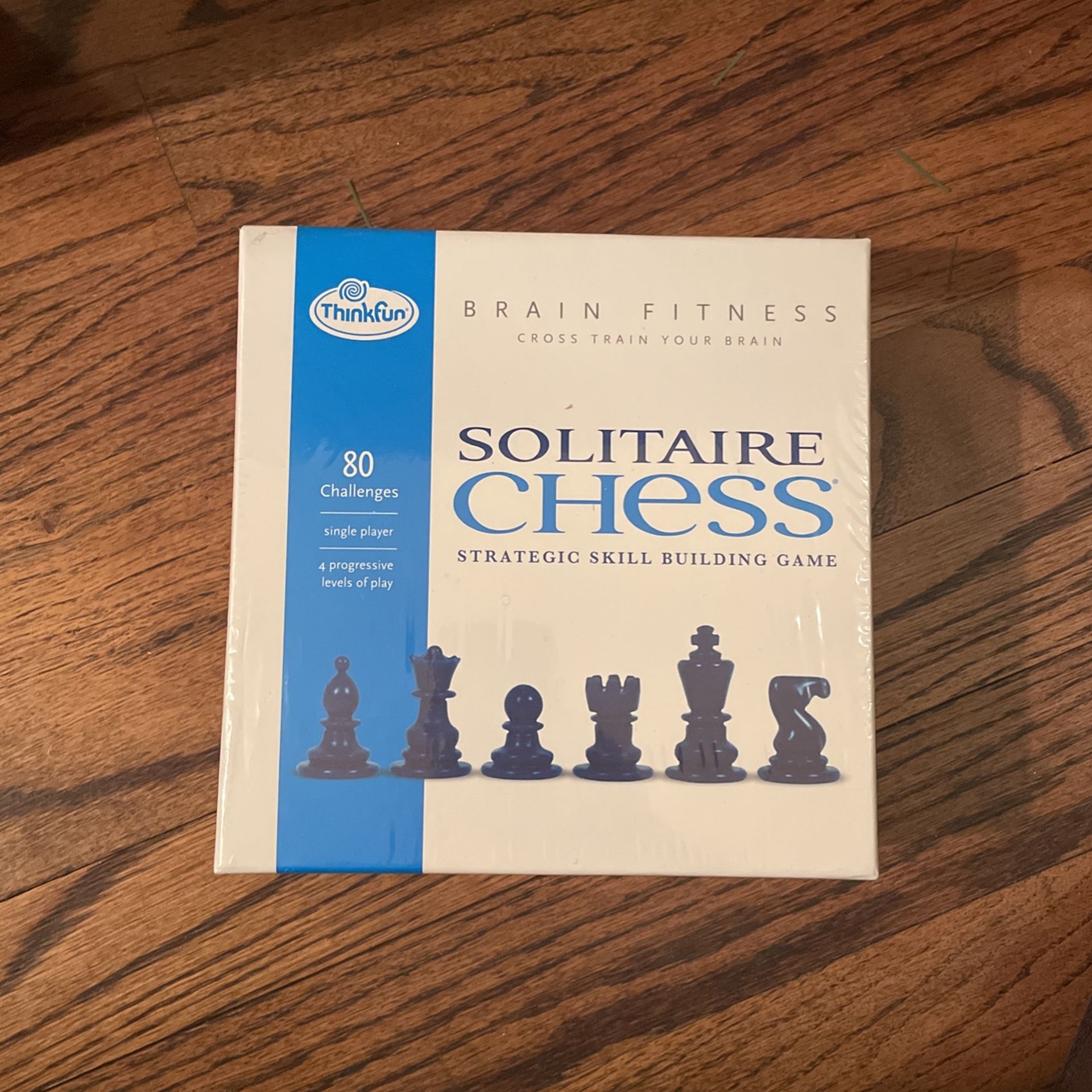 ThinkFun Brain Fitness Solitaire Chess Strategic Skill Building Game ...