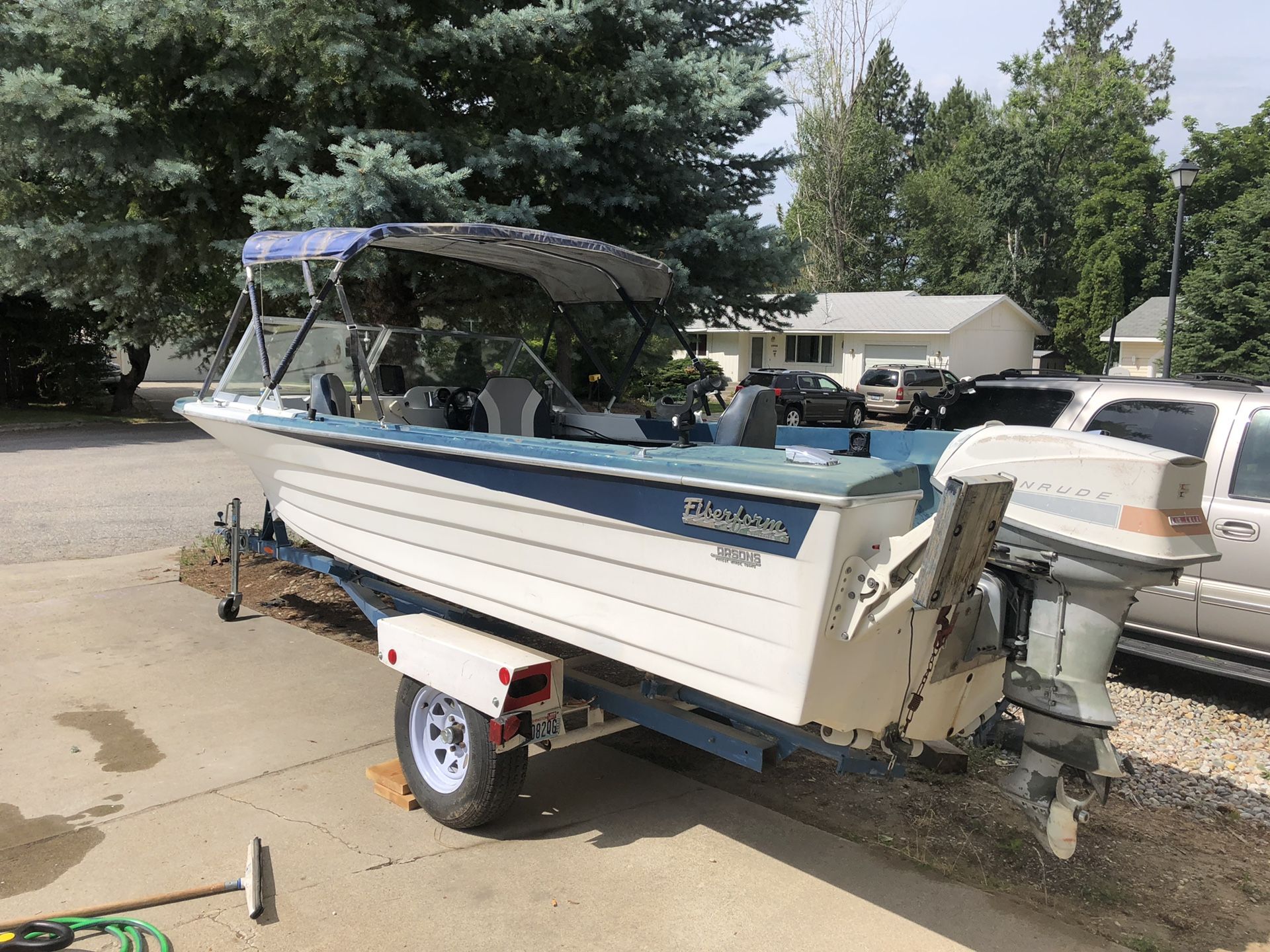 17’ Fiberform boat for Sale in Spokane, WA - OfferUp