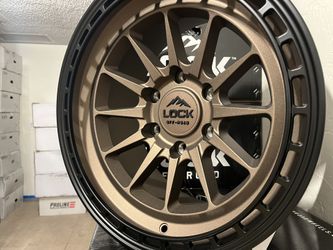 17 Inch Lock Off Road Baja Style Wheels/Rims Matte Bronze for Sale in ...