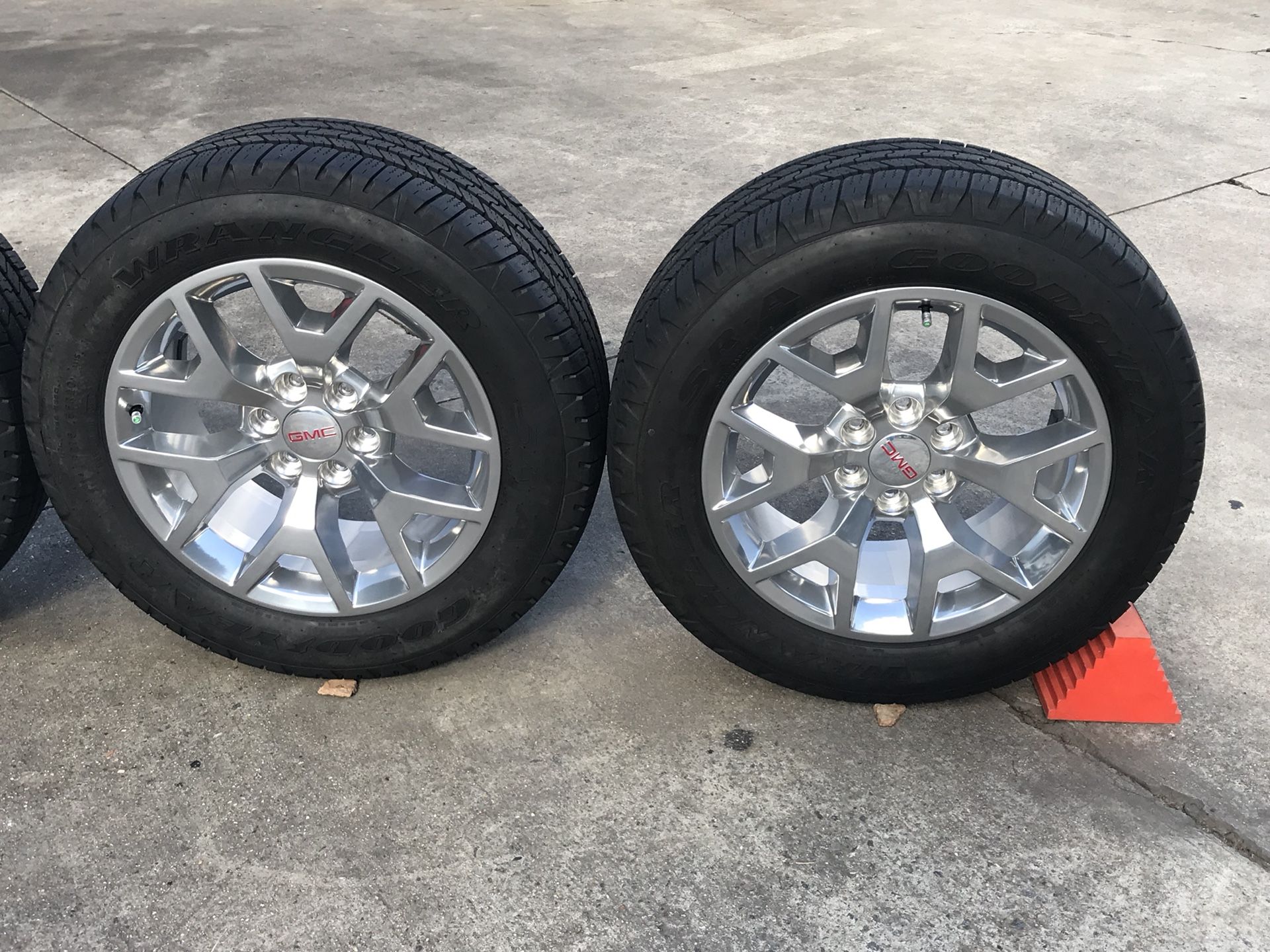 NEW OEM GMC Yukon Denali Sierra 22" Chrome Snowflake Wheels & Tires for ...