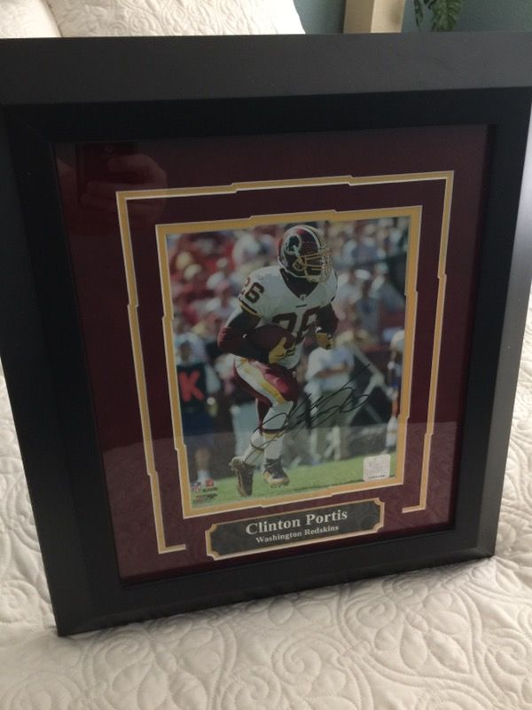 Autographed Clinton Portis 8x10. for Sale in McKinney, TX - OfferUp