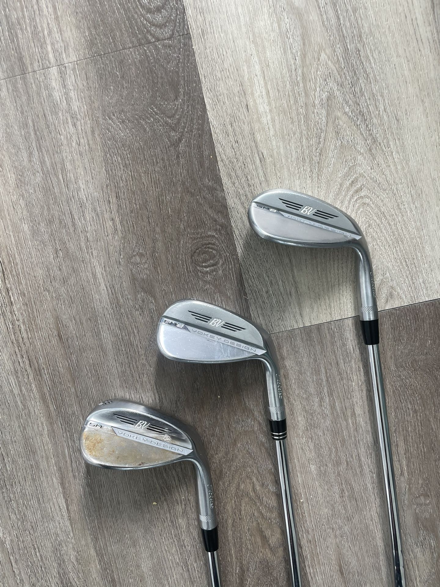 Titleist SM8 Wedge Set 48.10F 54.10S 58.08M I Upgrade Oban CT 115 Shafts +1/2” for Sale in San ...