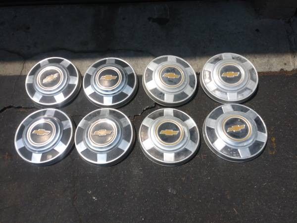 Chevy C20 12 inch dog dish hub caps 1(contact info removed) $40 each ...