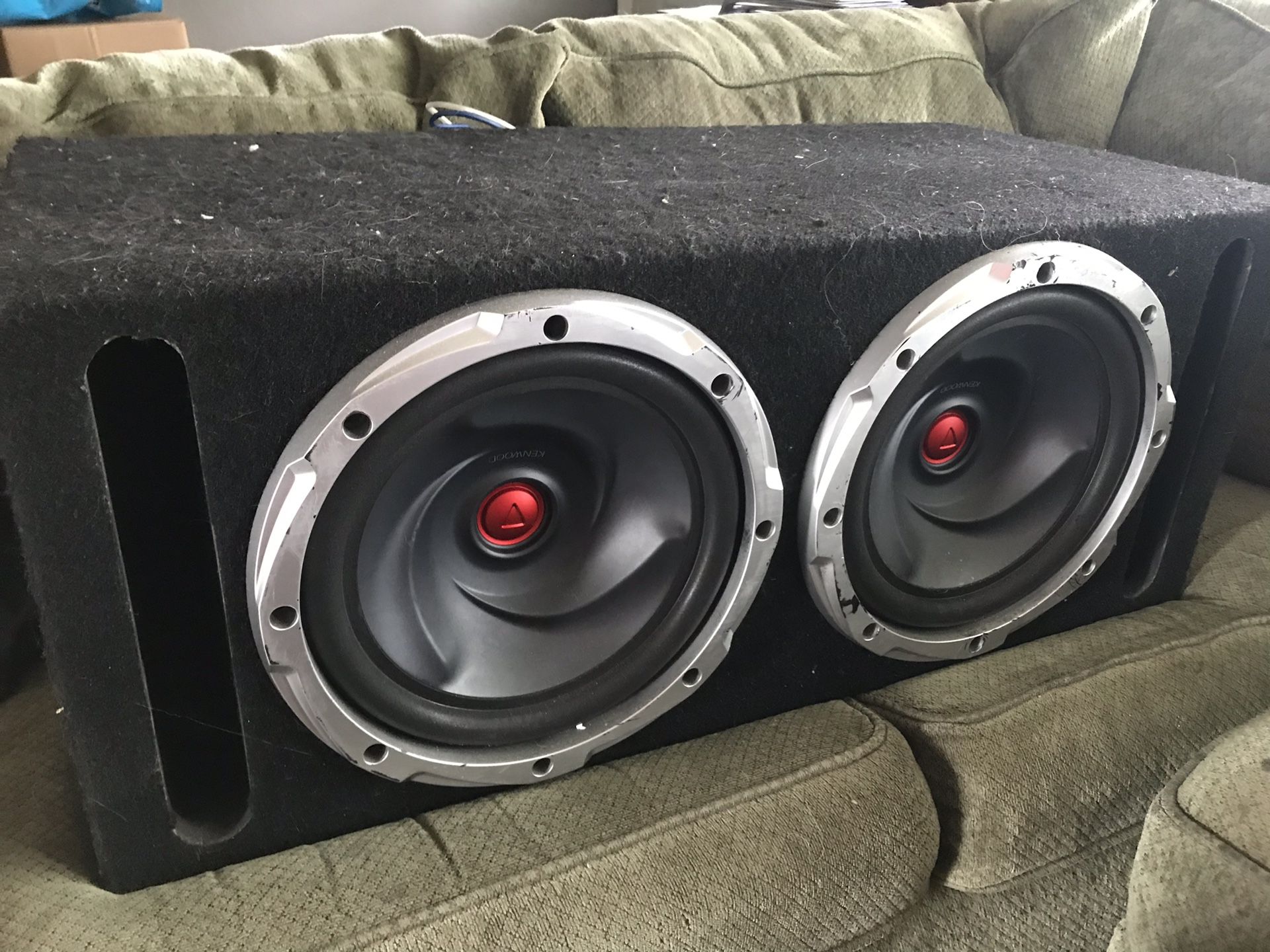 2 12’s Kenwood Subwoofers / Ported box for Sale in Vancouver, WA - OfferUp
