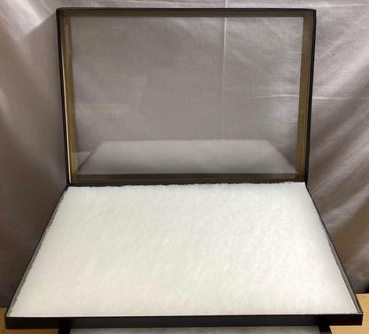 Shallow Front-Load Glass Document Photo 2D Display Box Case for Sale in ...