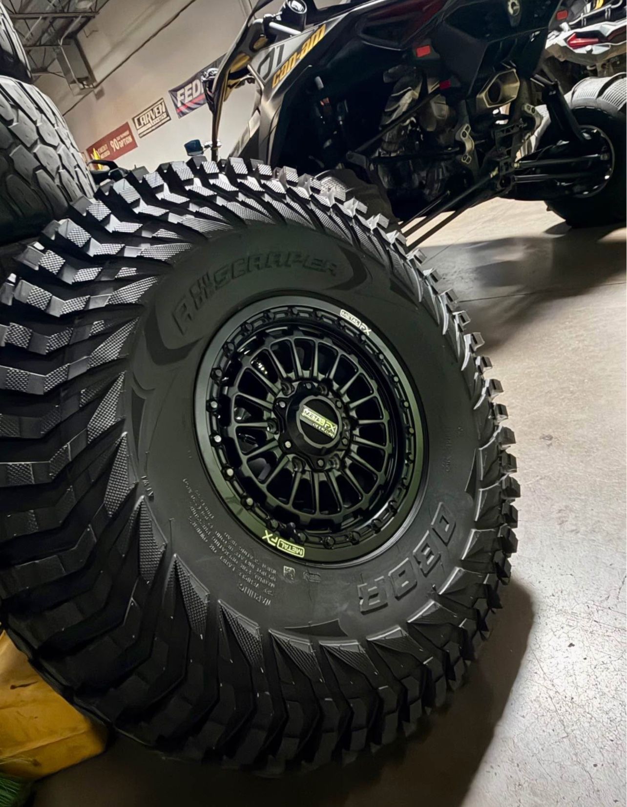 Holidays. Deal. On METAL FX 15” 4x137 4x156 Beadlock Wheels & 32x10-15 ...