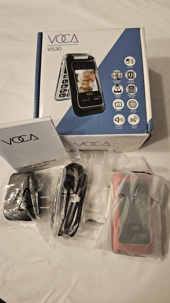 VOCA V530 Unlocked 4G GSM, WCDMA Compatible Flip Cell Phone 512MB RAM for Sale in Los Angeles ...