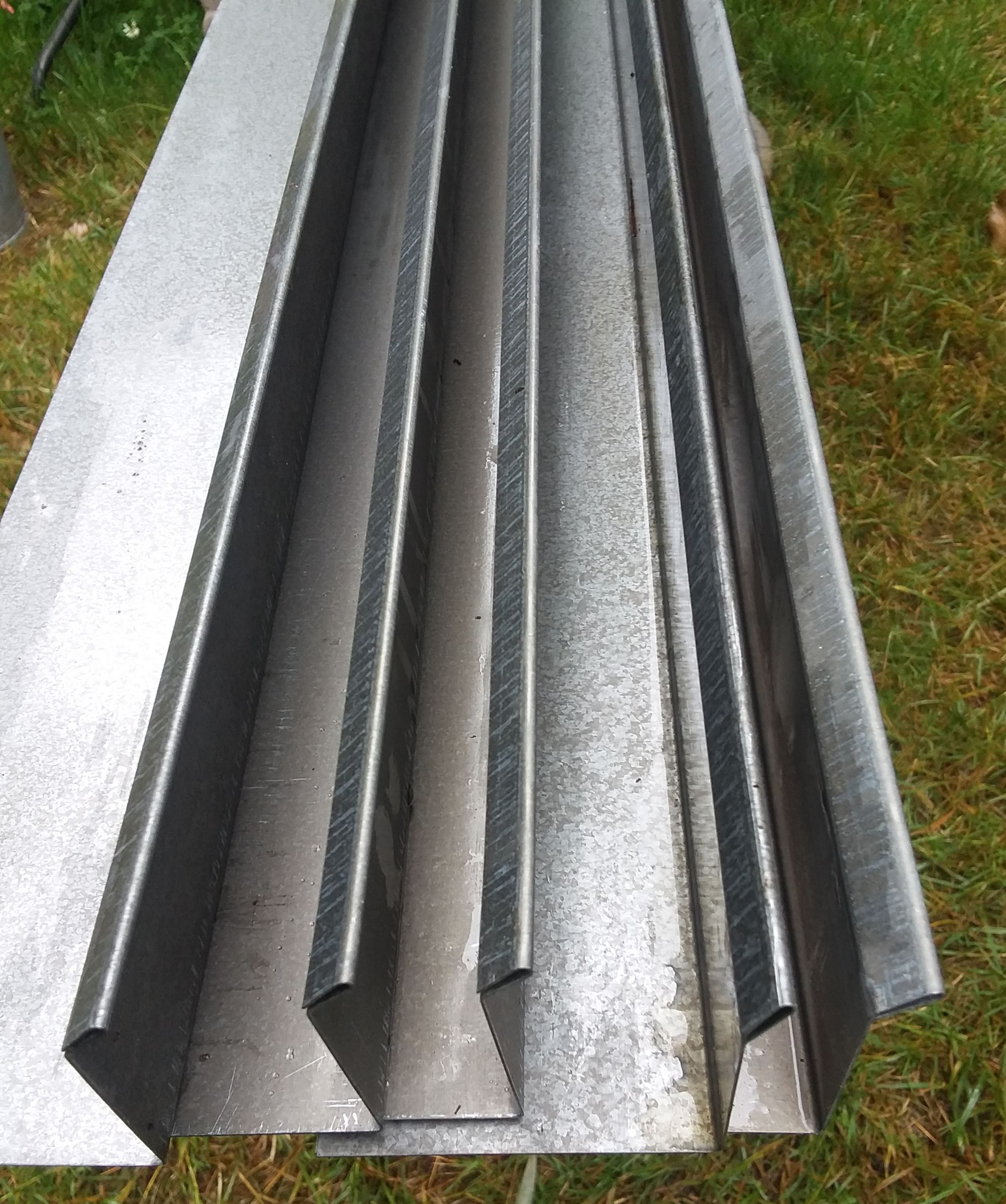 Drip Edge Gutter Apron Stainless Steel, (5) 10' Sections for Sale in ...