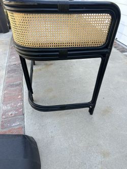 CB2 Suri Cane Rattan Desk All wood No MDF for Sale in Seal Beach CA OfferUp