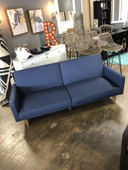 Langley Street Heritage Convertible Sofa Navy for Sale in Indianapolis IN OfferUp