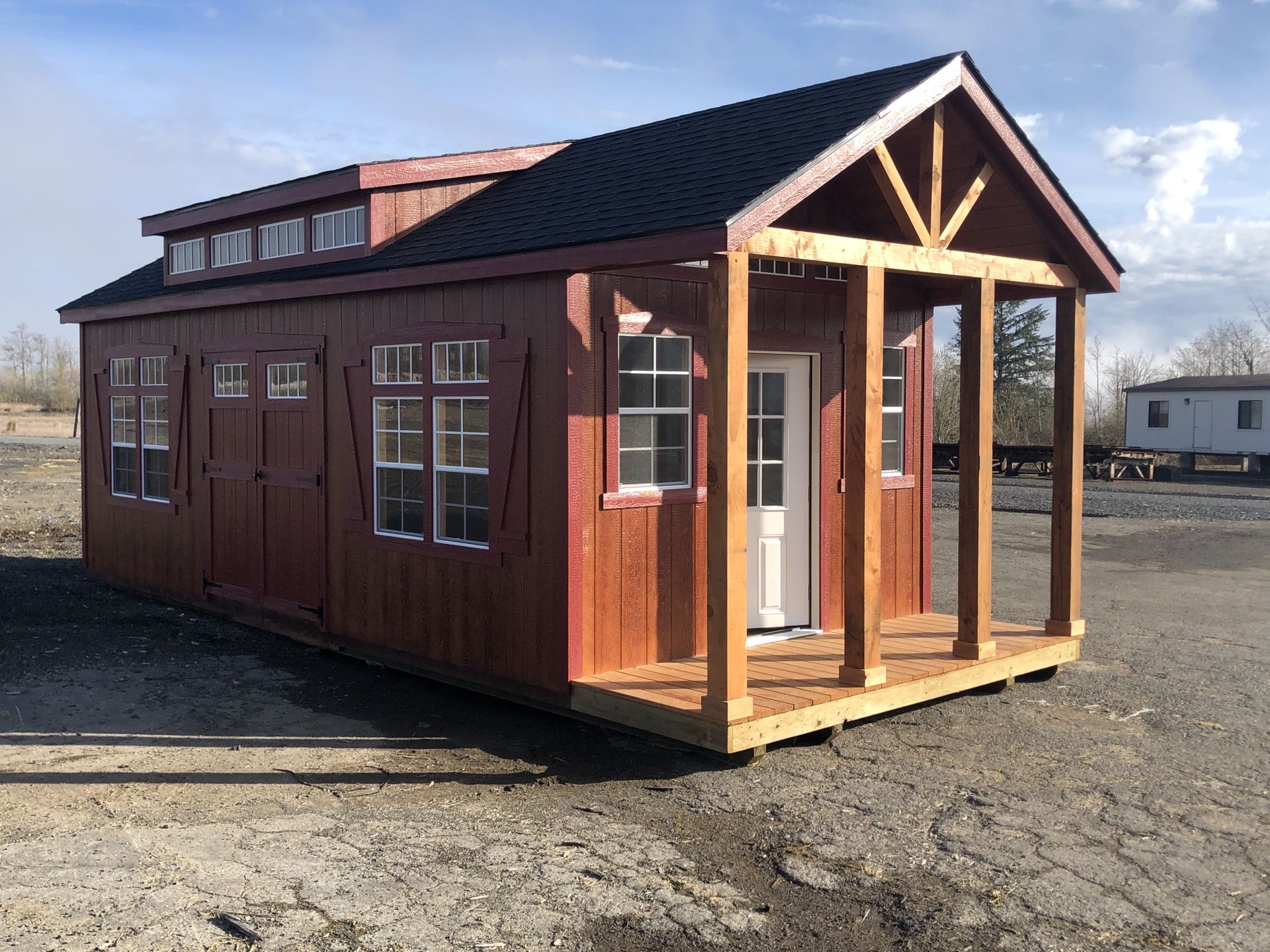 Summit Structures 12x28 Premiere shed with vaulted porch for Sale in ...