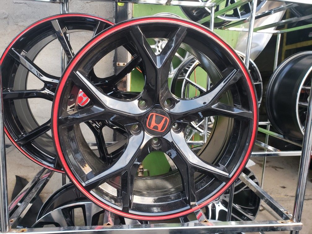 Honda type r 18x8 et35 rims fit crv accord pilot civic for Sale in ...