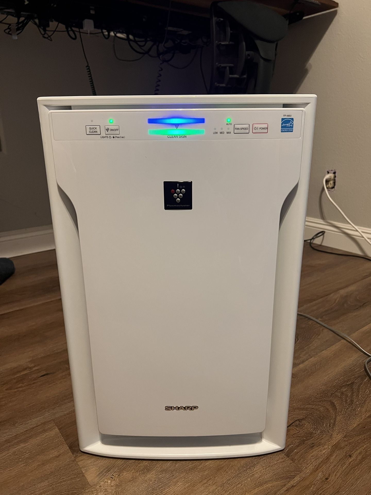 SHARP Air Purifier - Up to 2,198 sq. ft. - Lightly Used - FPA80UW for ...