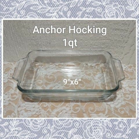 ANCHOR HOCKING 1QT CASSEROLE DISH for Sale in Ontario, CA - OfferUp