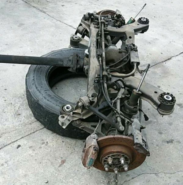 Jaguar S Type R Complete Independent Rear Suspension with Diff and ...