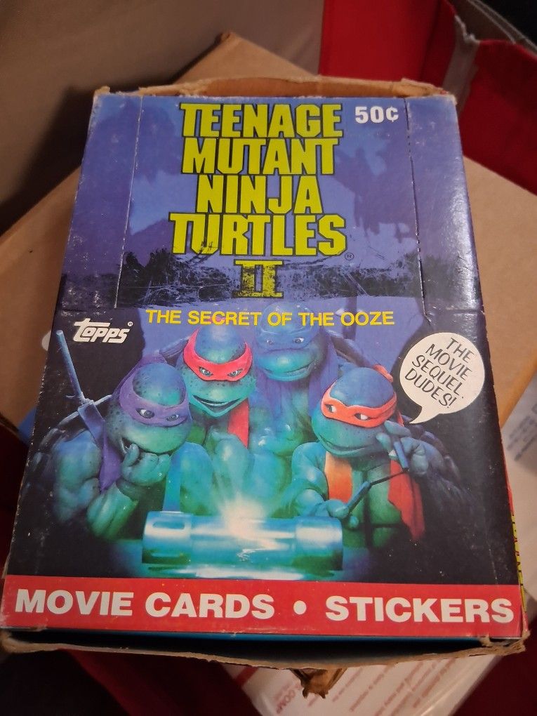 1991 Teenage Mutana Ninja Turtles 2 Movie Trading Cards for Sale in ...