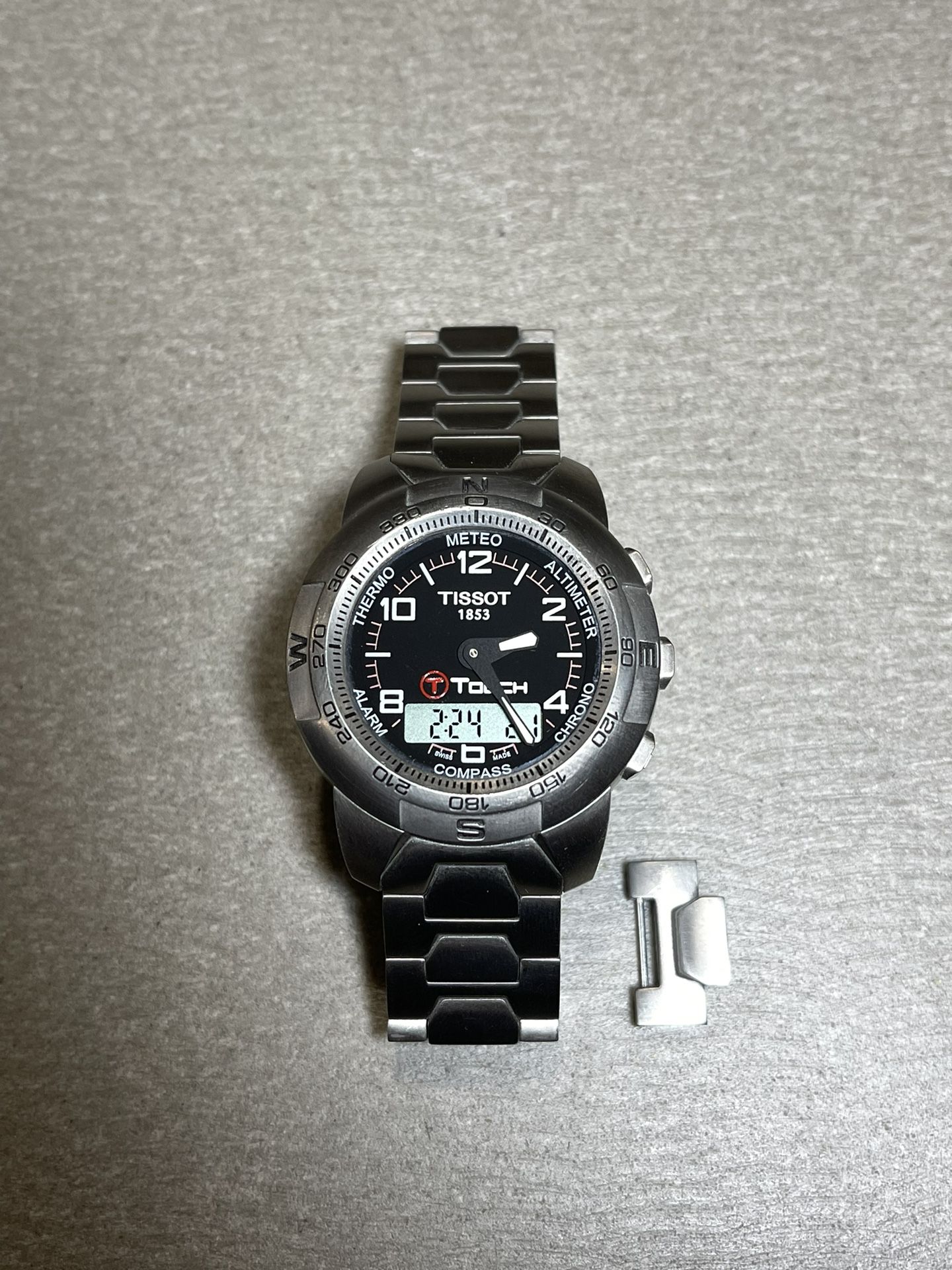 Tissot T-Touch Titanium Men's Watch - Smart Watch Integrated Compass ...