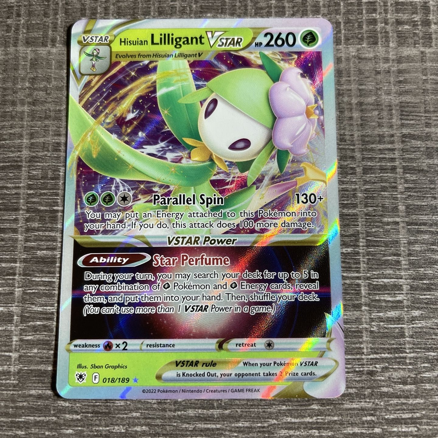 Pokemon Lilligant Card