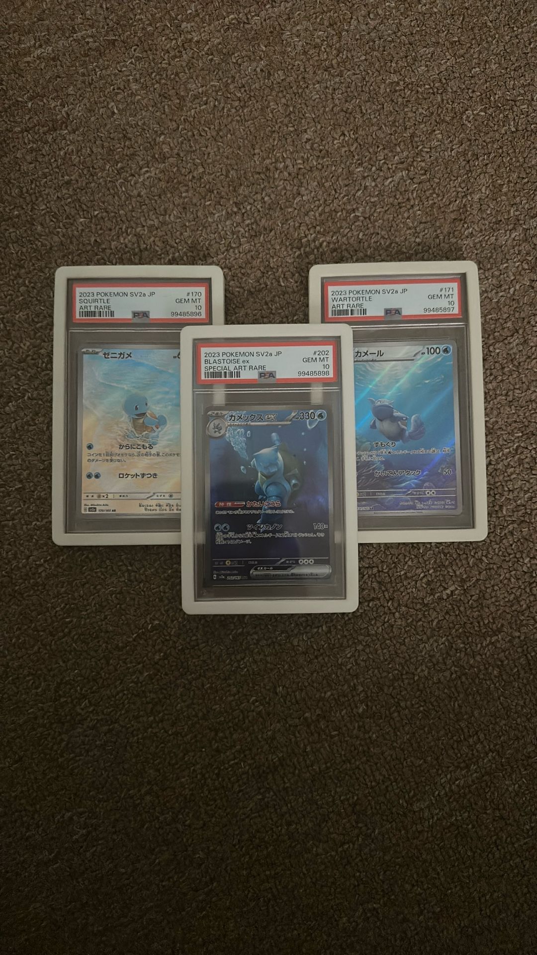 Pokemon | 151 Blastoise Evolution Line | SEQUENTIAL SET for Sale in ...