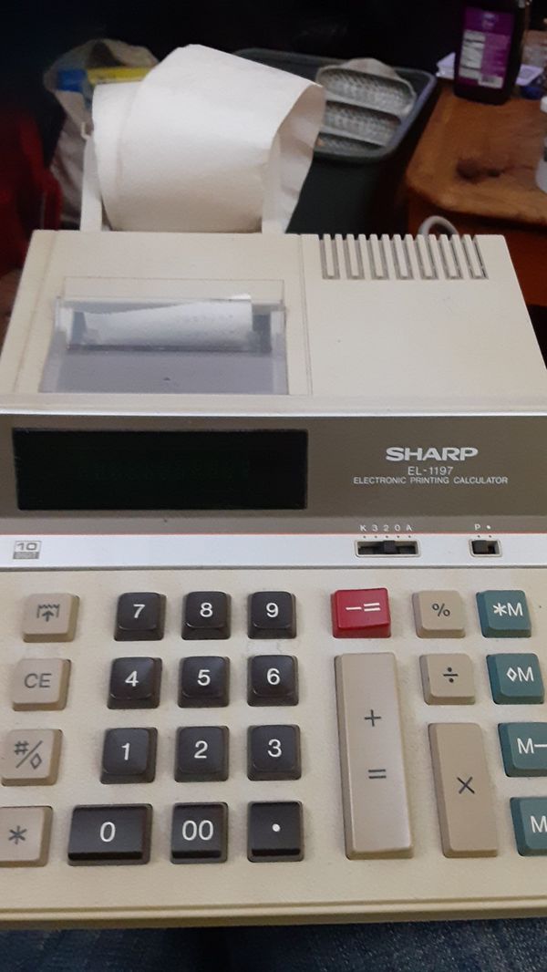 sharp-electronic-printing-calculator-for-sale-in-littleton-co-offerup