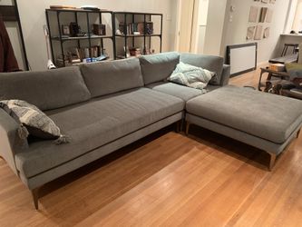 West elm andes sofa used store