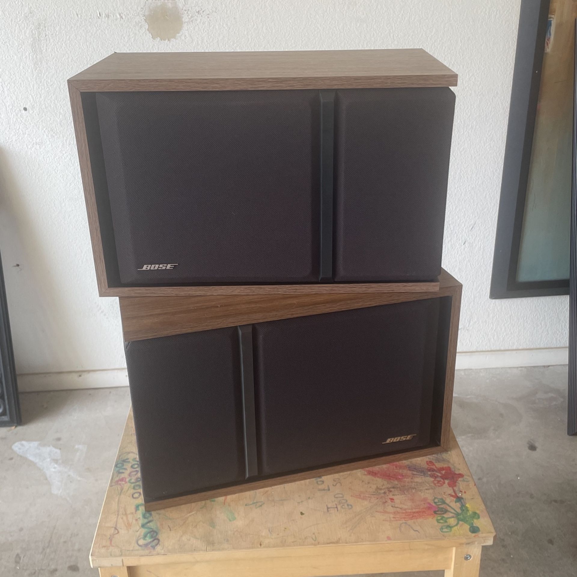 Bose 301 Series III Bookshelf Speakers - Brown, Great Condition for ...