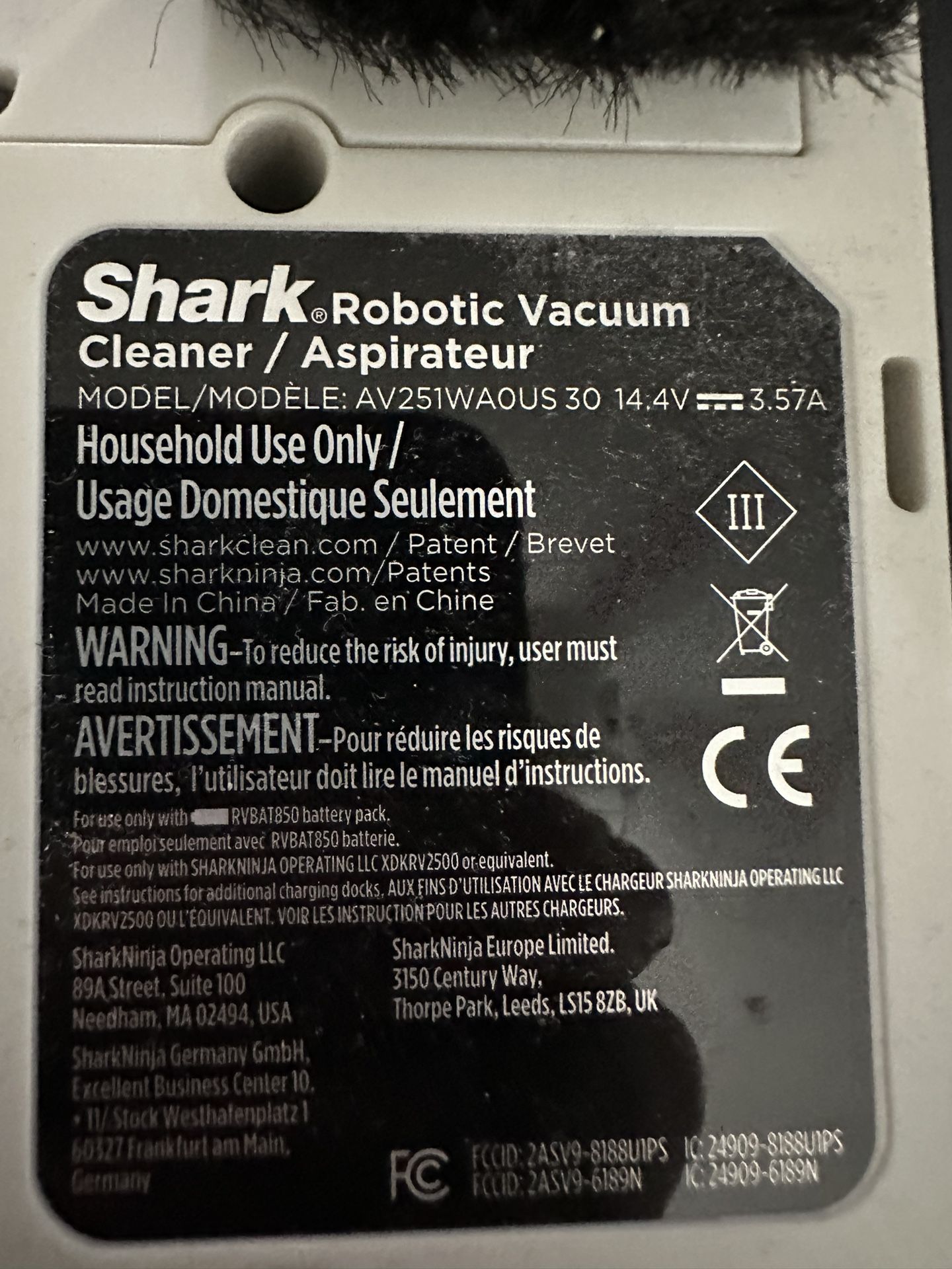 Used Shark AV2511AE AI ULTRA XL Robot Vacuum for Sale in Phoenix, AZ ...