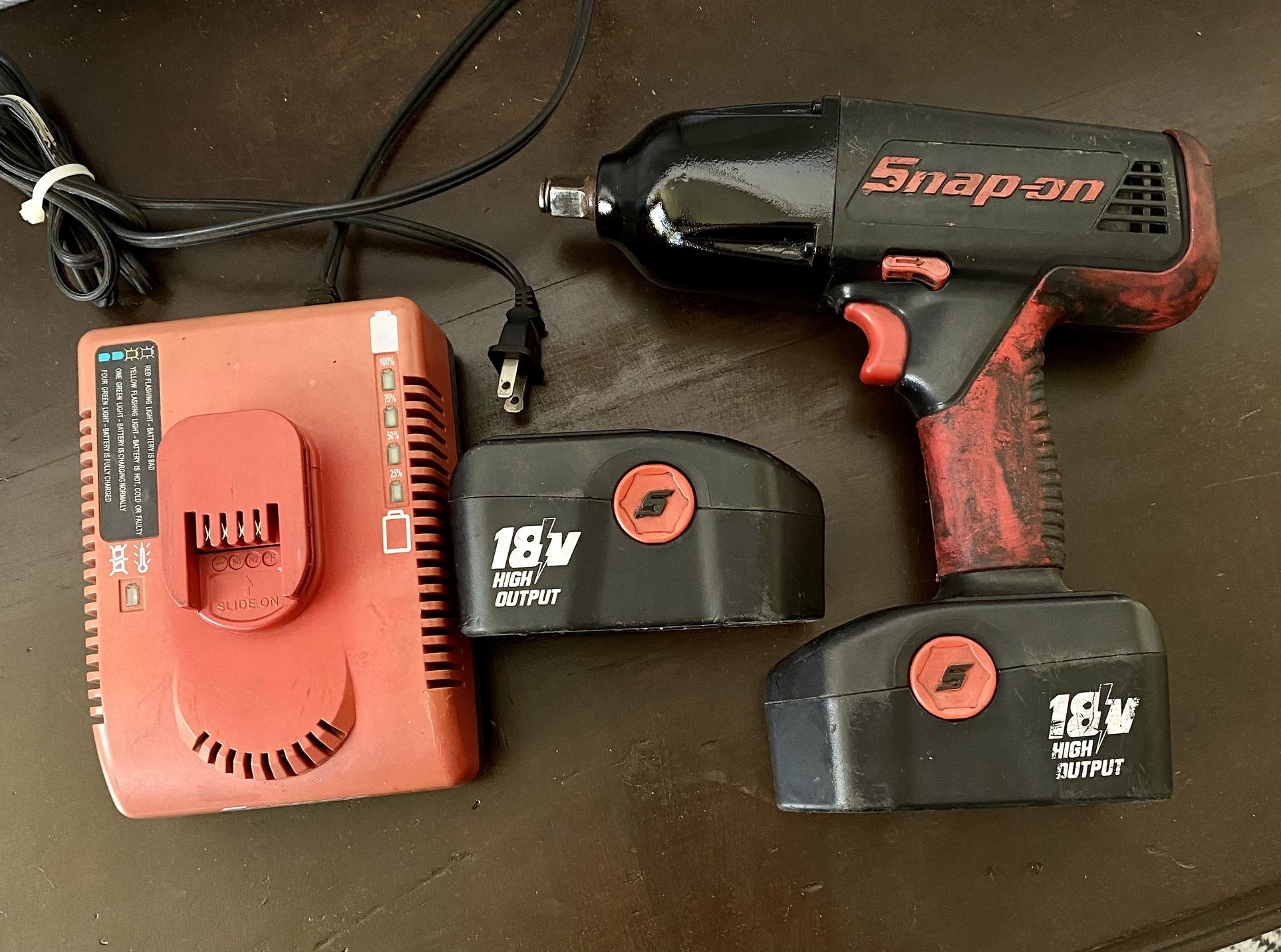 Snap-On 1/2" Drive Impact Gun W/ Batteries & Charger**** for Sale in Santee, CA - OfferUp