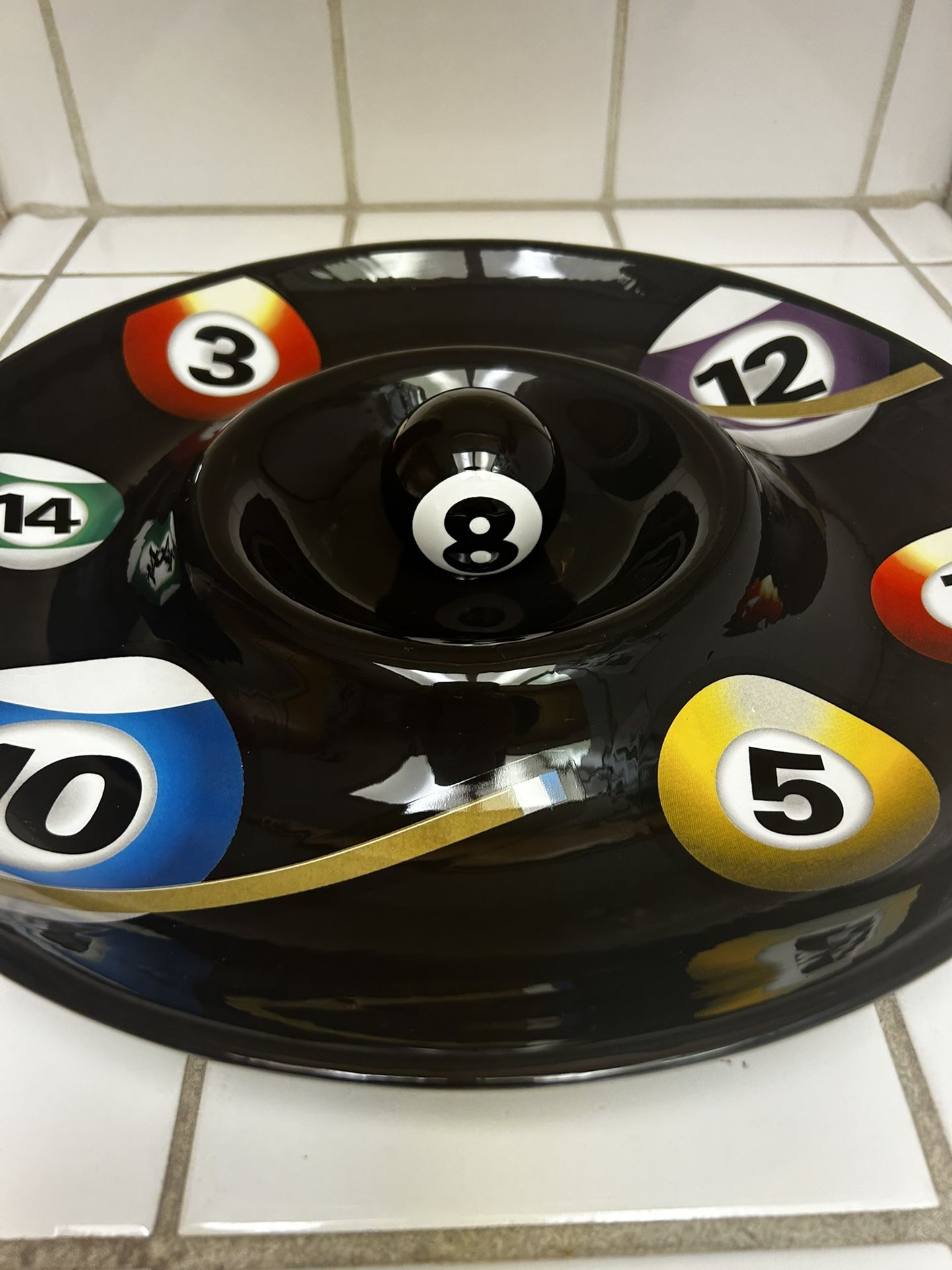 Retro Pool Billiards chip and Dip bowl for Sale in Las Vegas, NV - OfferUp