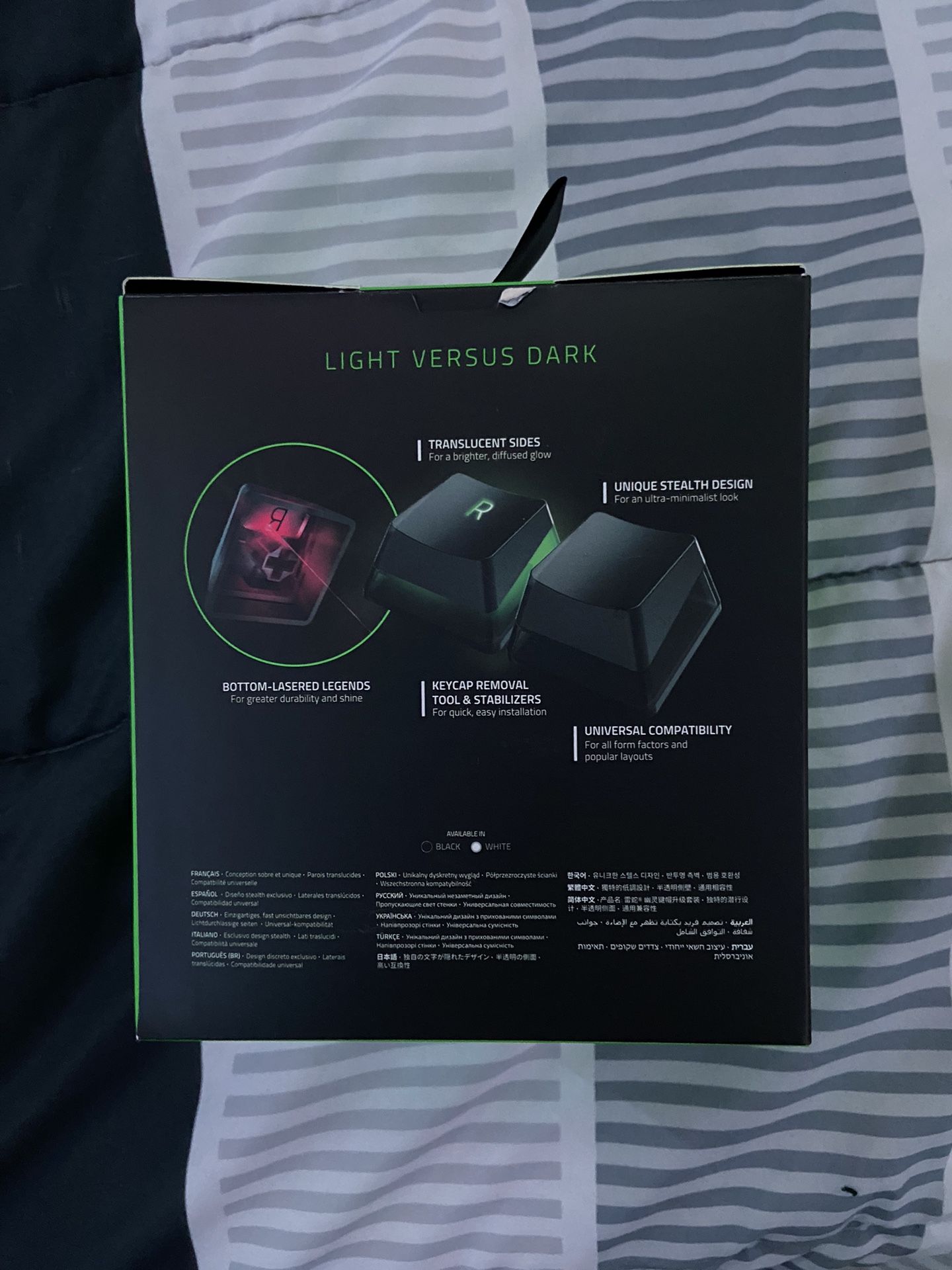 Razer Custom Phantom Keycaps (Black) for Sale in Bellflower, CA - OfferUp