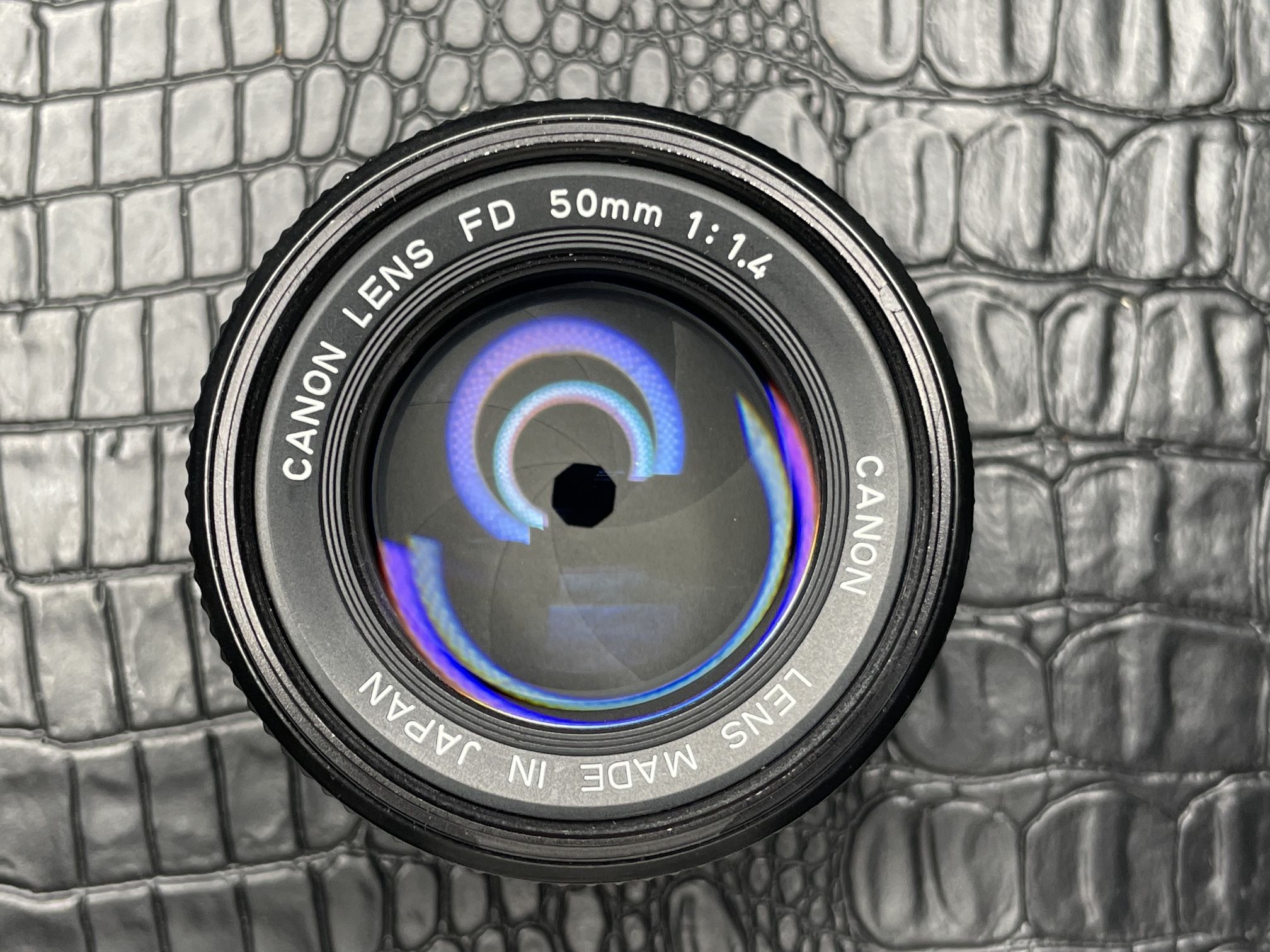 CANON NEW FD NFD 50mm F/1.4 1:1.4 MF Standard Camera Lens - Includes ...