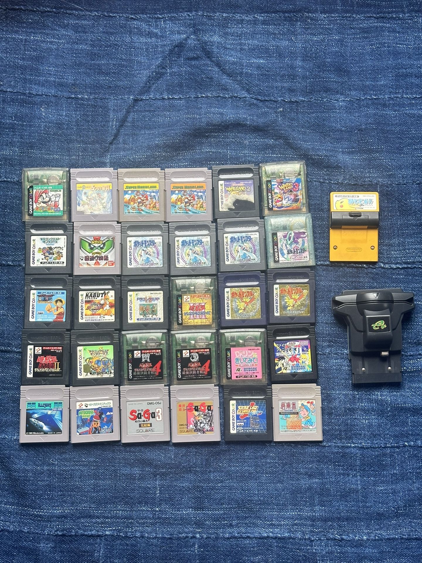 Huge Japanese Gameboy Game Lot - Pokemon, Mario, Yu Gi Oh for Sale in ...