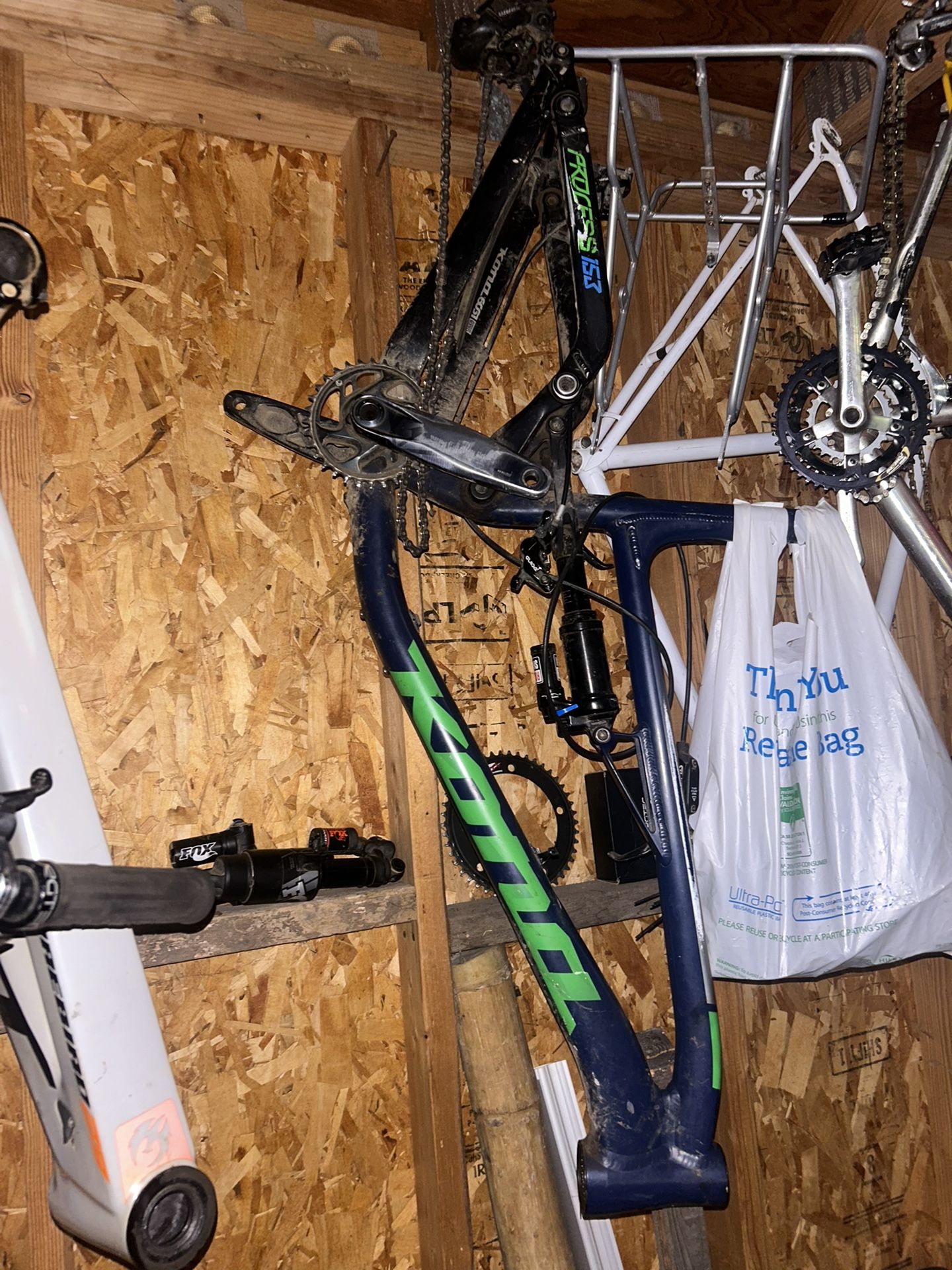 Xl Kona Process 153 Frame + Misc Parts for Sale in Tumwater, WA - OfferUp