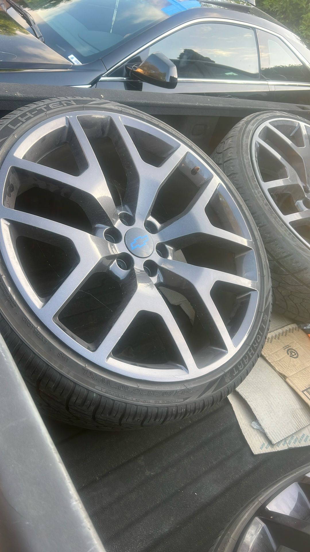 26 Rims And Tires. 6 Lugs for Sale in Lincoln Acres, CA - OfferUp